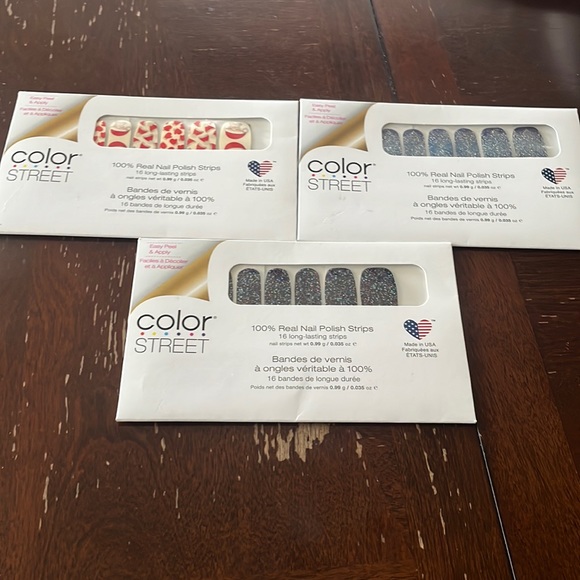 Color Street | Makeup | Color Street Christmas Three Piece Bundle Nail ...